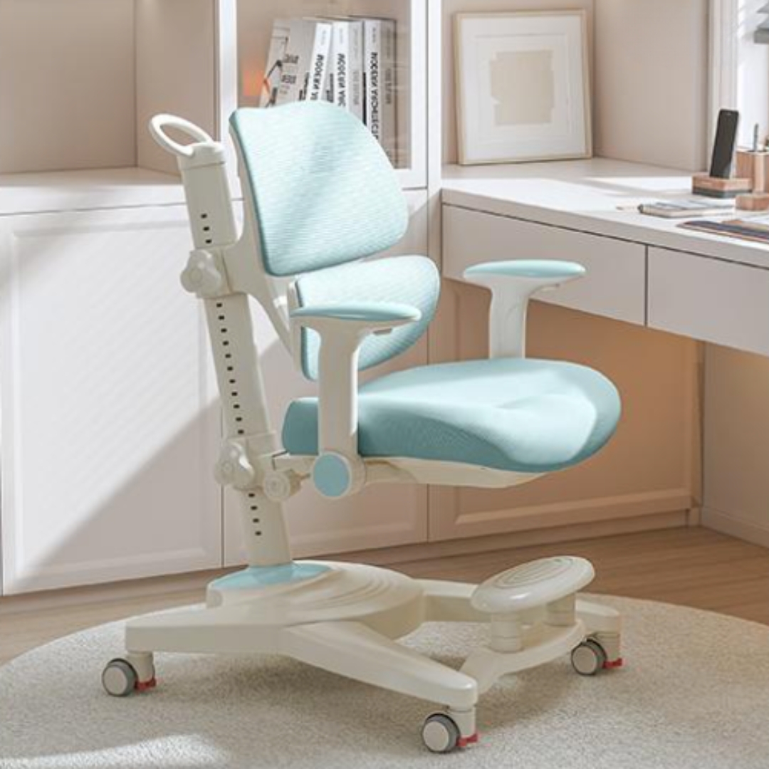 W02 Kids Ergonomic Study Chair-Blue - Youthopia Malaysia