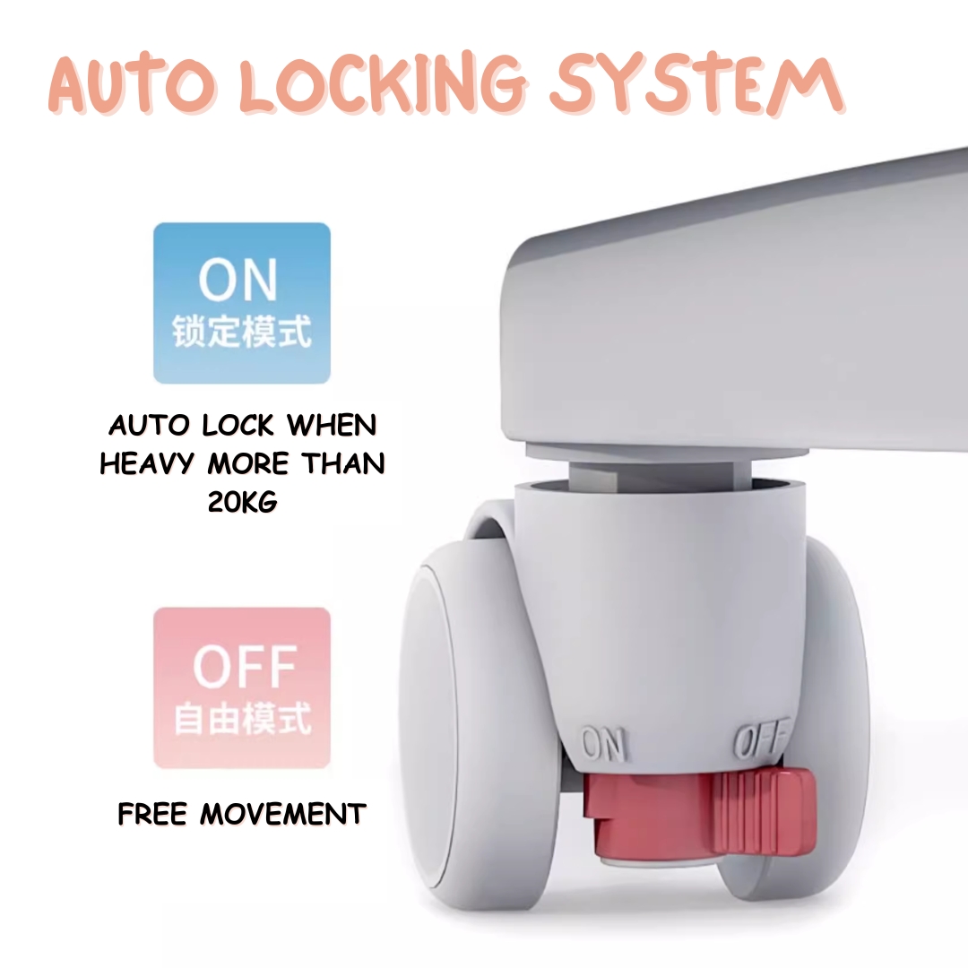 W02 Kids Ergonomic Study Chair-Blue - Youthopia Malaysia